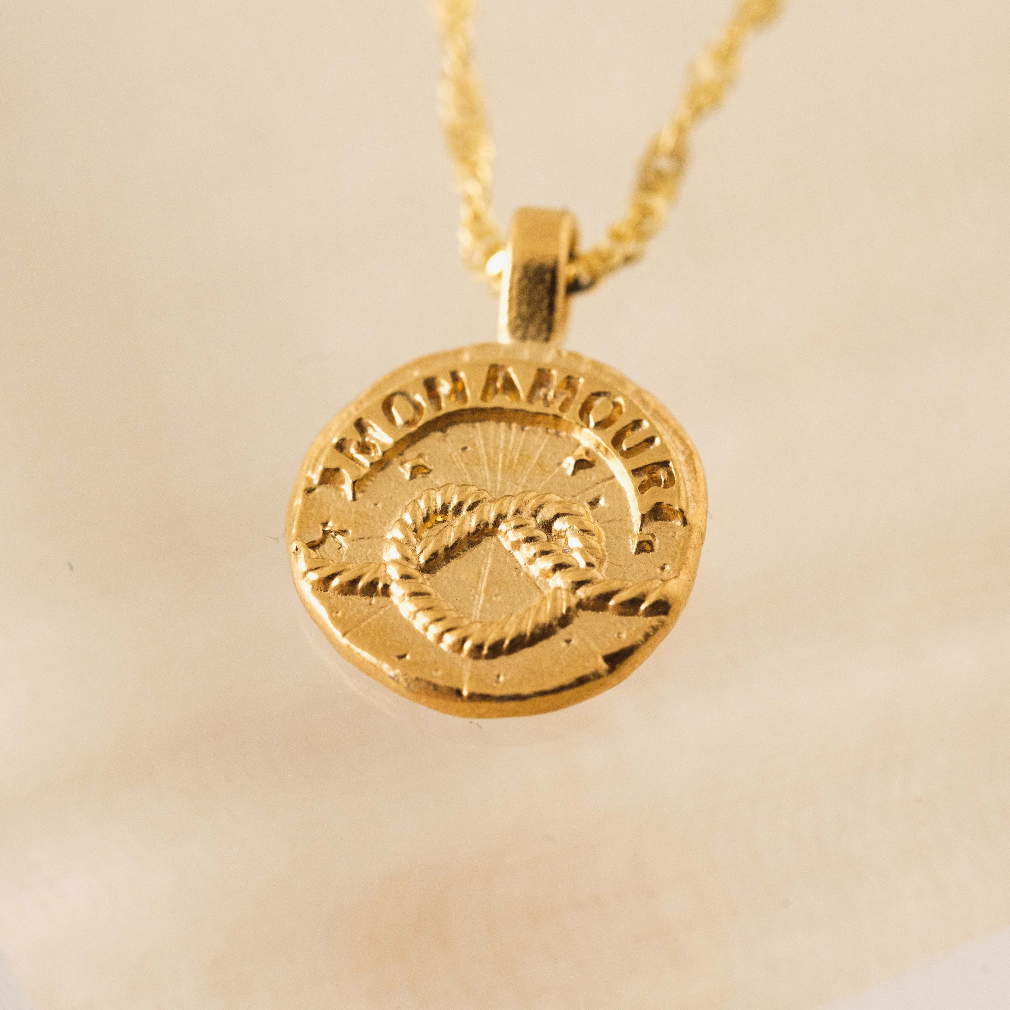 Knot Coin Necklace – Lover's Tempo