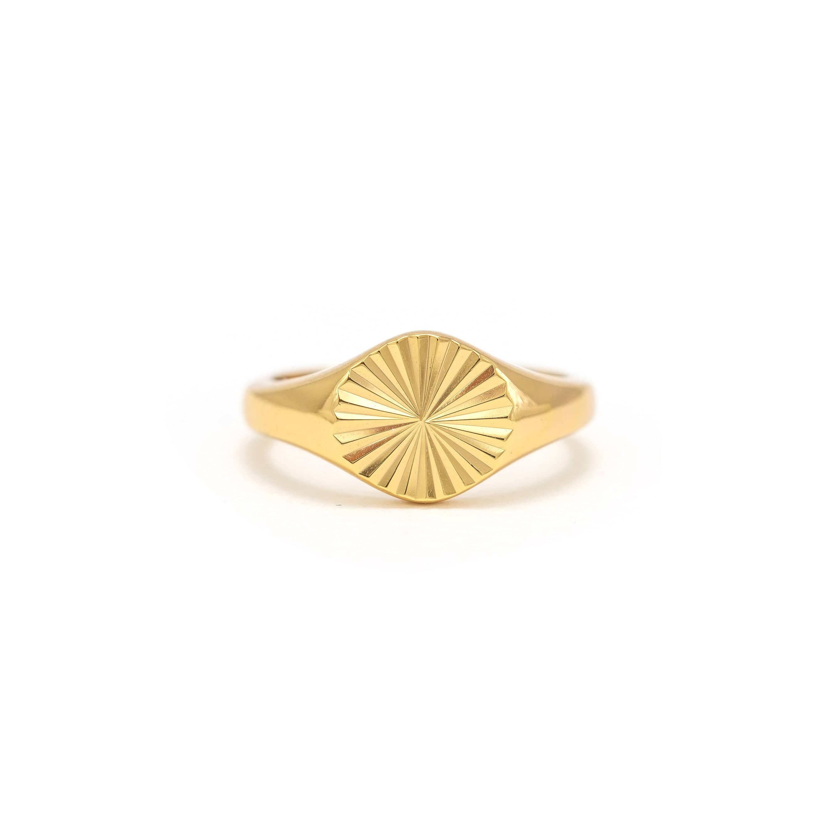 Coin Fluted Signet Ring – Lover's Tempo
